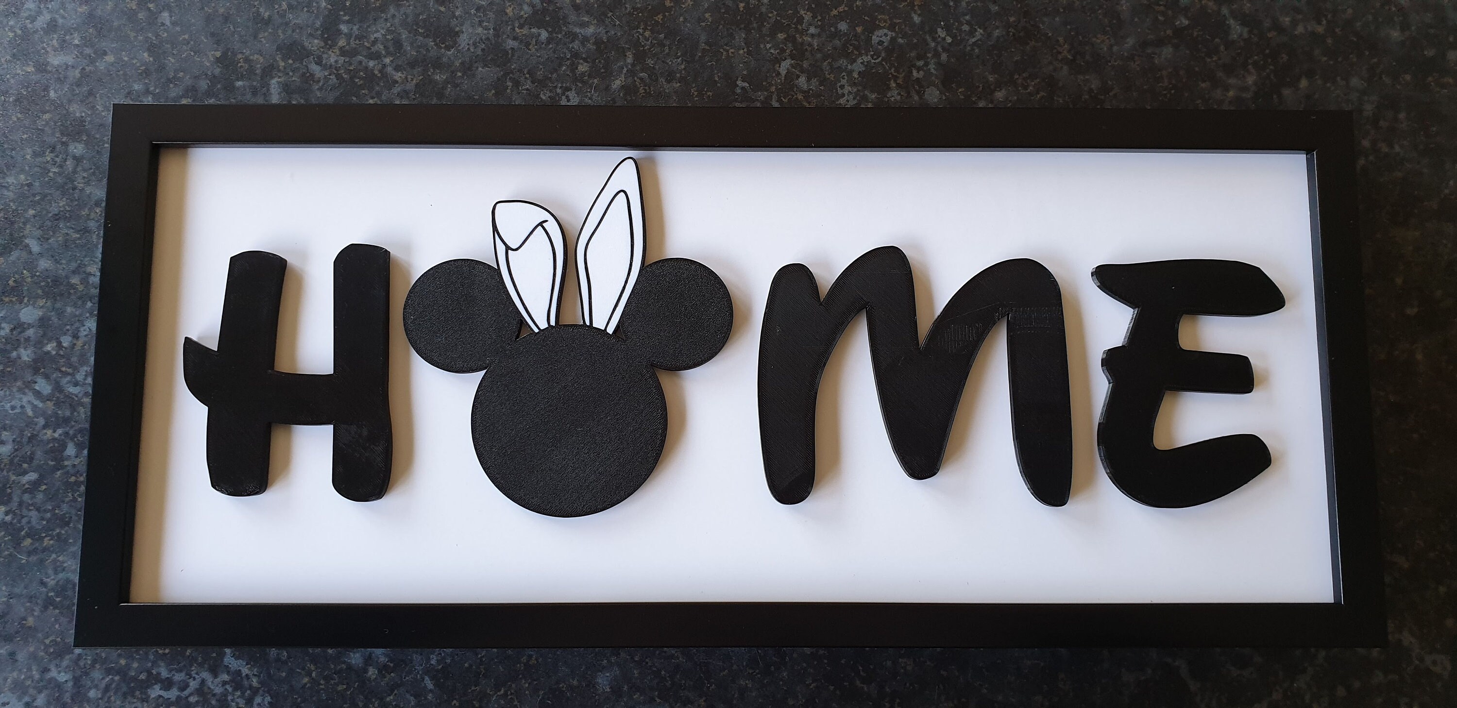 Disney HOME Sign With Interchangeable Mouse Heads! - Etsy