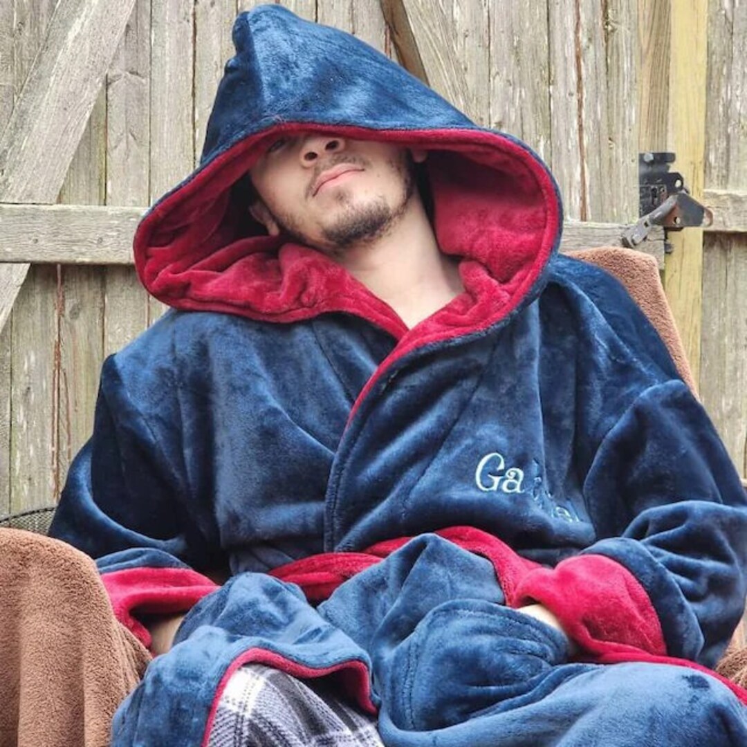 Island Luxe LUXURY Personalized Men's Holiday Gift Robe, Custom Gift ...