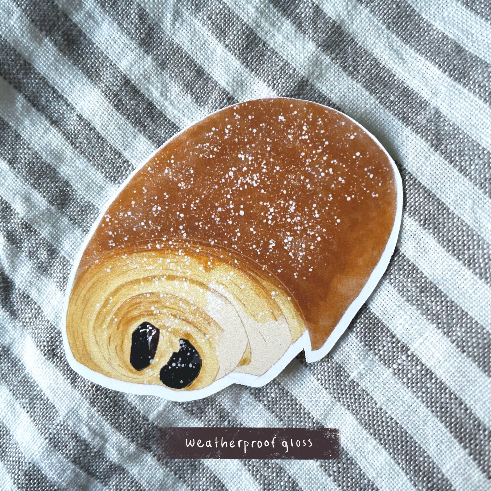 Chocolate Croissant Sticker Bullet Journal Stickers - Etsy