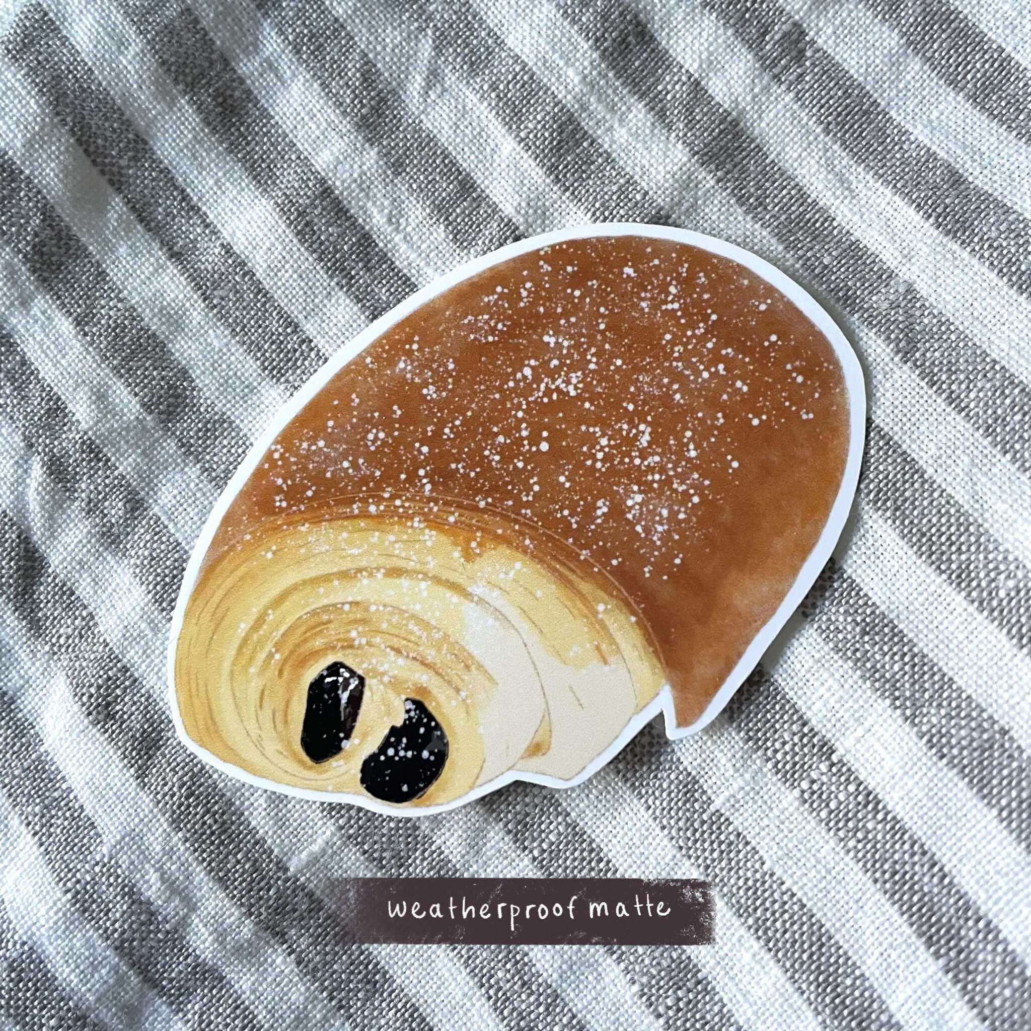 Chocolate Croissant Sticker Bullet Journal Stickers - Etsy
