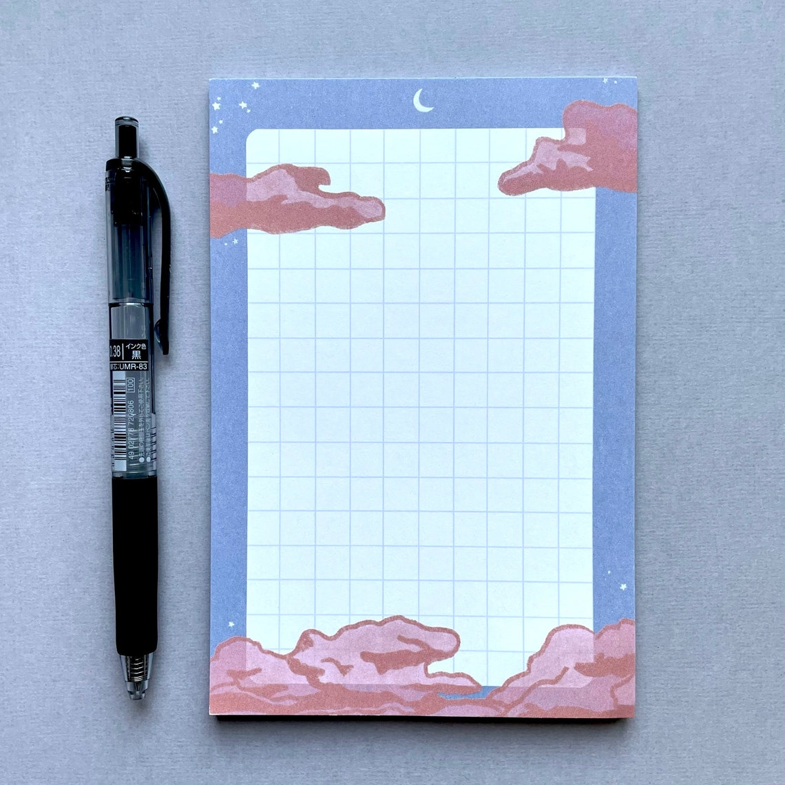Dreamy Pink Clouds Notepad Aesthetic Notepad Studio Ghibli - Etsy Ireland