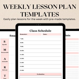 Printable Teacher Planner | Digital Lesson Plan and Weekly Organizer ...