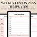 Printable Teacher Planner | Digital Lesson Plan and Weekly Organizer ...