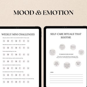 Calm Mind Journal - Mindfulness & Self-care Planner for Stress Relief ...