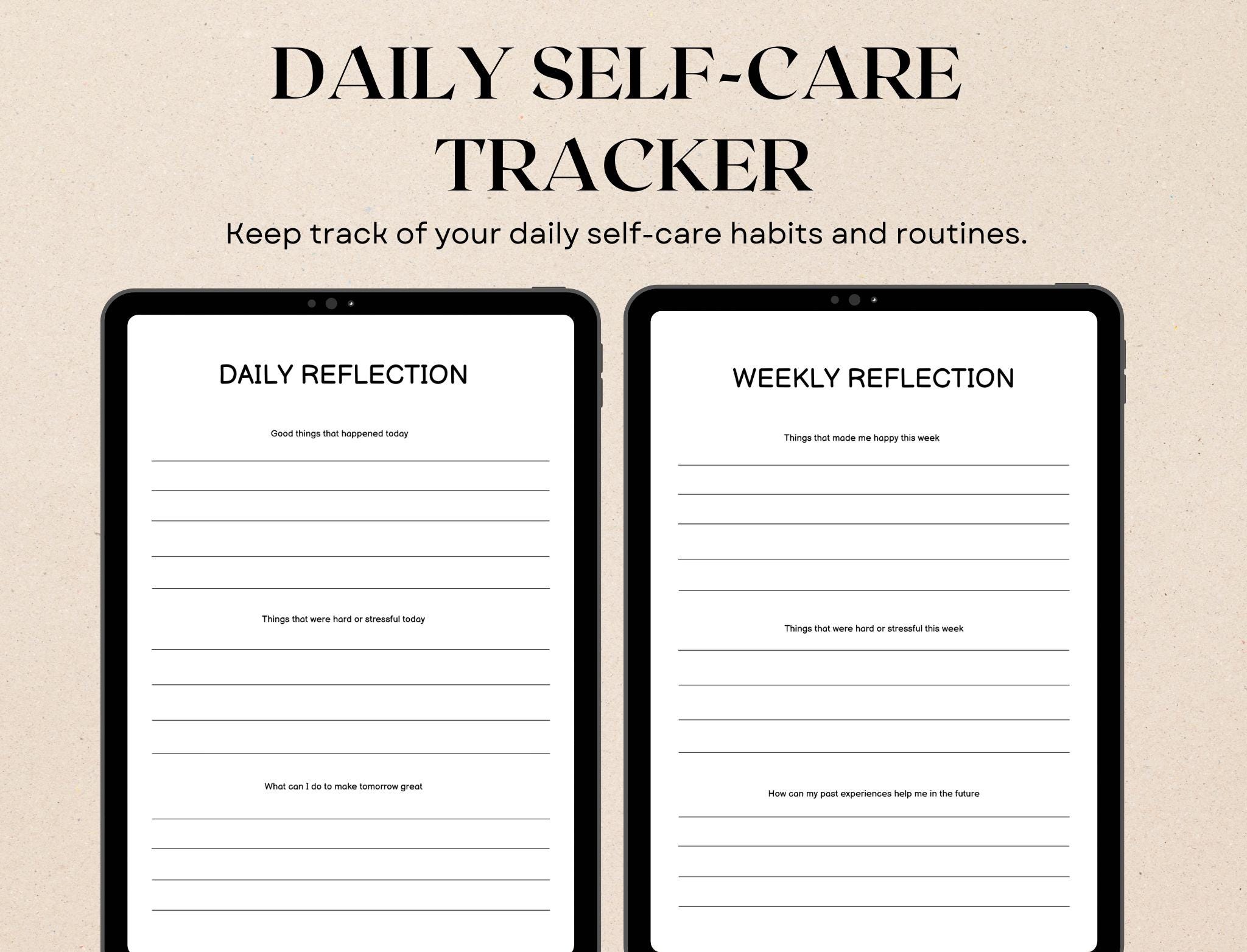 Self Love Planner, Self Care Journal, Love Yourself Workbook ...