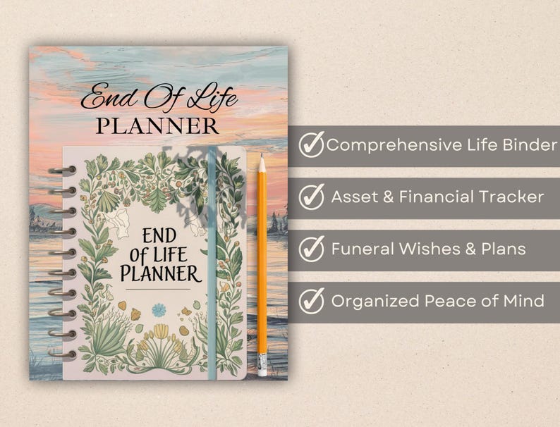 End of Life Planner – Comprehensive Personal Record Organizer & Legacy ...