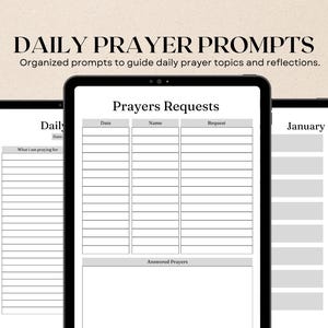 Digital Prayer & Gratitude Planner | Scripture Study and Faith ...