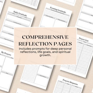 Digital Prayer & Gratitude Planner | Scripture Study and Faith ...
