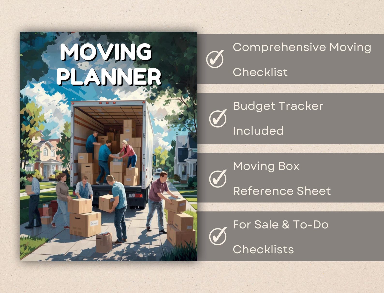 Comprehensive Moving Planner, Moving Guide and Budget Tracker ...