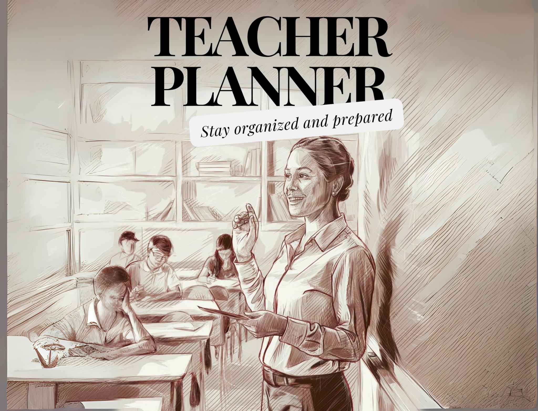 Printable Teacher Planner | Digital Lesson Plan and Weekly Organizer ...