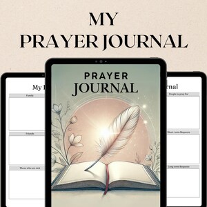 Digital Prayer & Gratitude Planner | Scripture Study and Faith ...