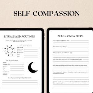 Calm Mind Journal - Mindfulness & Self-care Planner for Stress Relief ...