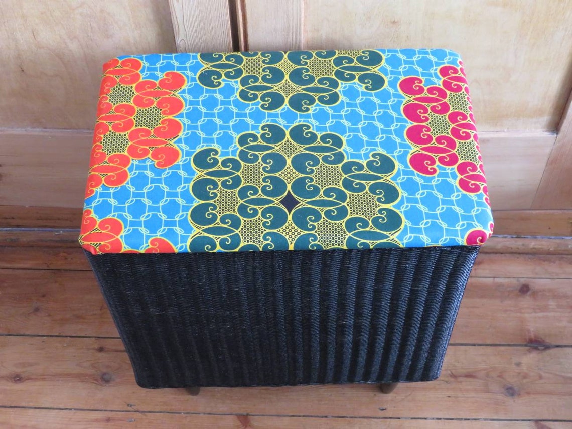 African Print Lloyd Loom Storage - Etsy UK