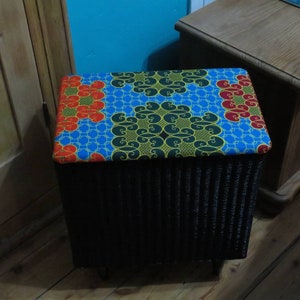 African Print Lloyd Loom Storage - Etsy UK