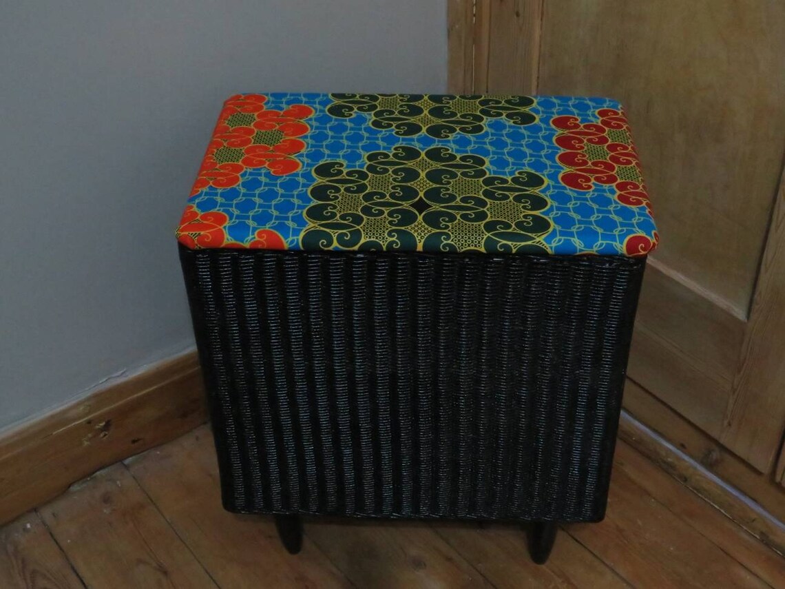 African Print Lloyd Loom Storage - Etsy UK
