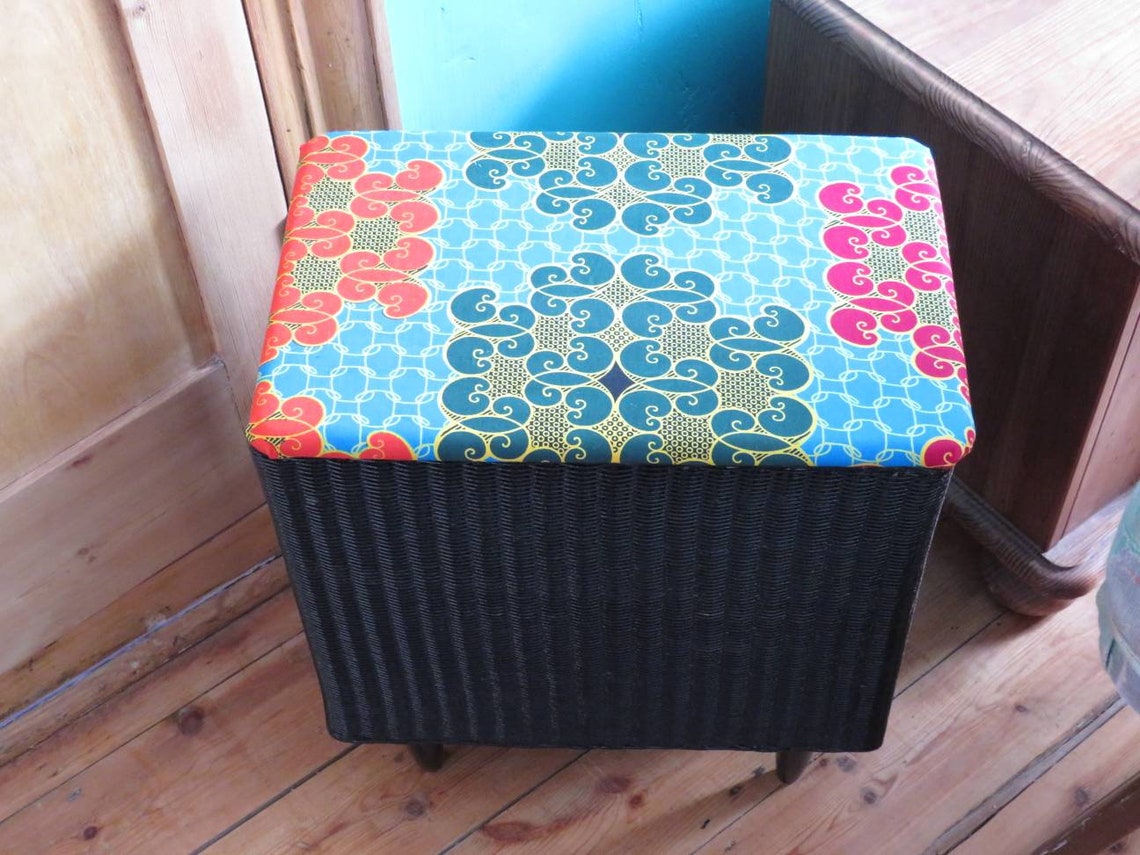 African Print Lloyd Loom Storage - Etsy UK