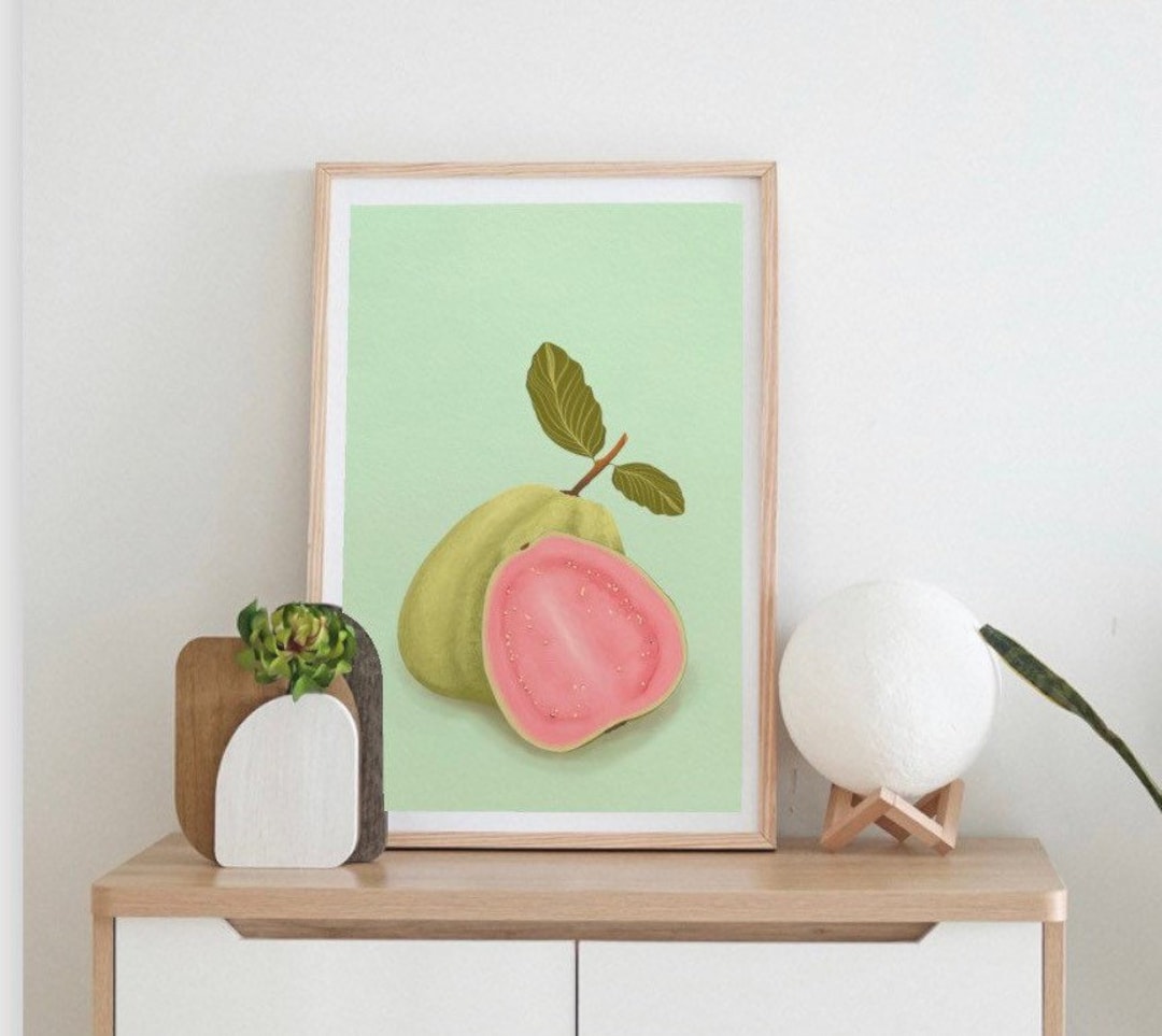 Guava Poster/guayaba/fruit Art/wall Art/ Gift - Etsy