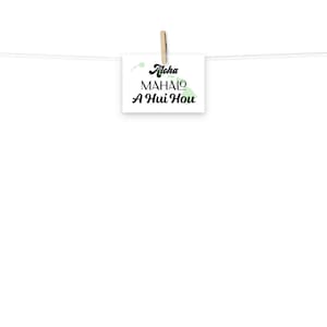 Aloha/mahalo/ A Hui Hou Poster - Etsy