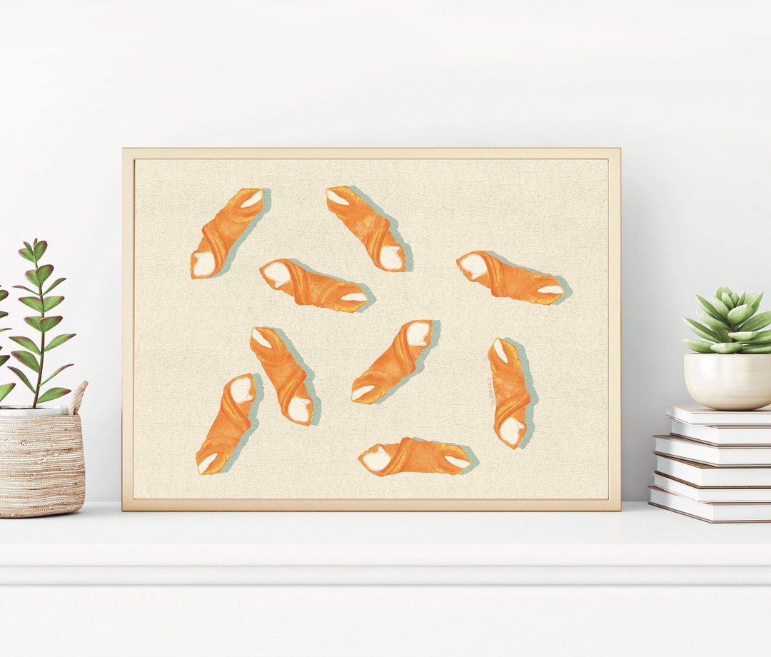 Quesitos Poster/quesito Pastry Drawing/puerto Rican Food Art/comida ...