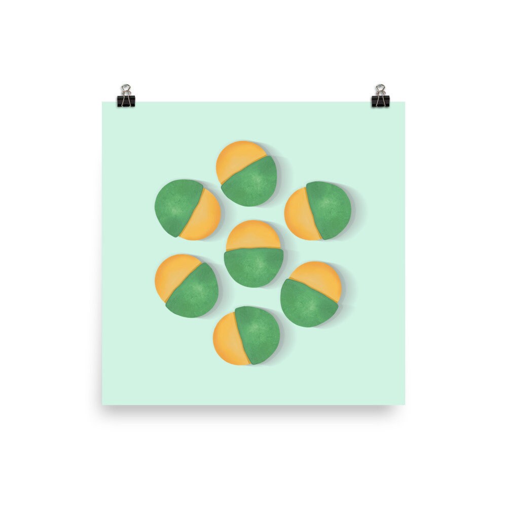 Quenepas Poster/fruit Art/ Mamoncillos/ Verde Quenepa - Etsy