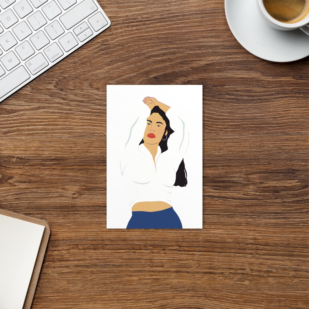 Selena Quintanilla/ Como La Flor/standard Postcard - Etsy