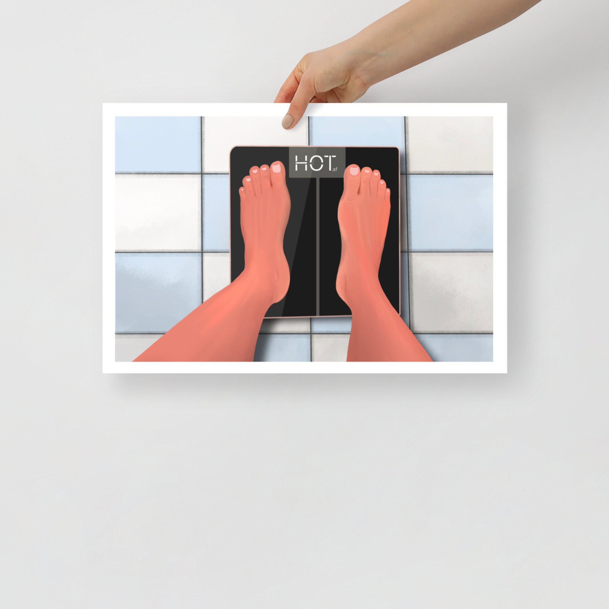 Positive Scale/ Body Image Poster/hot | Etsy