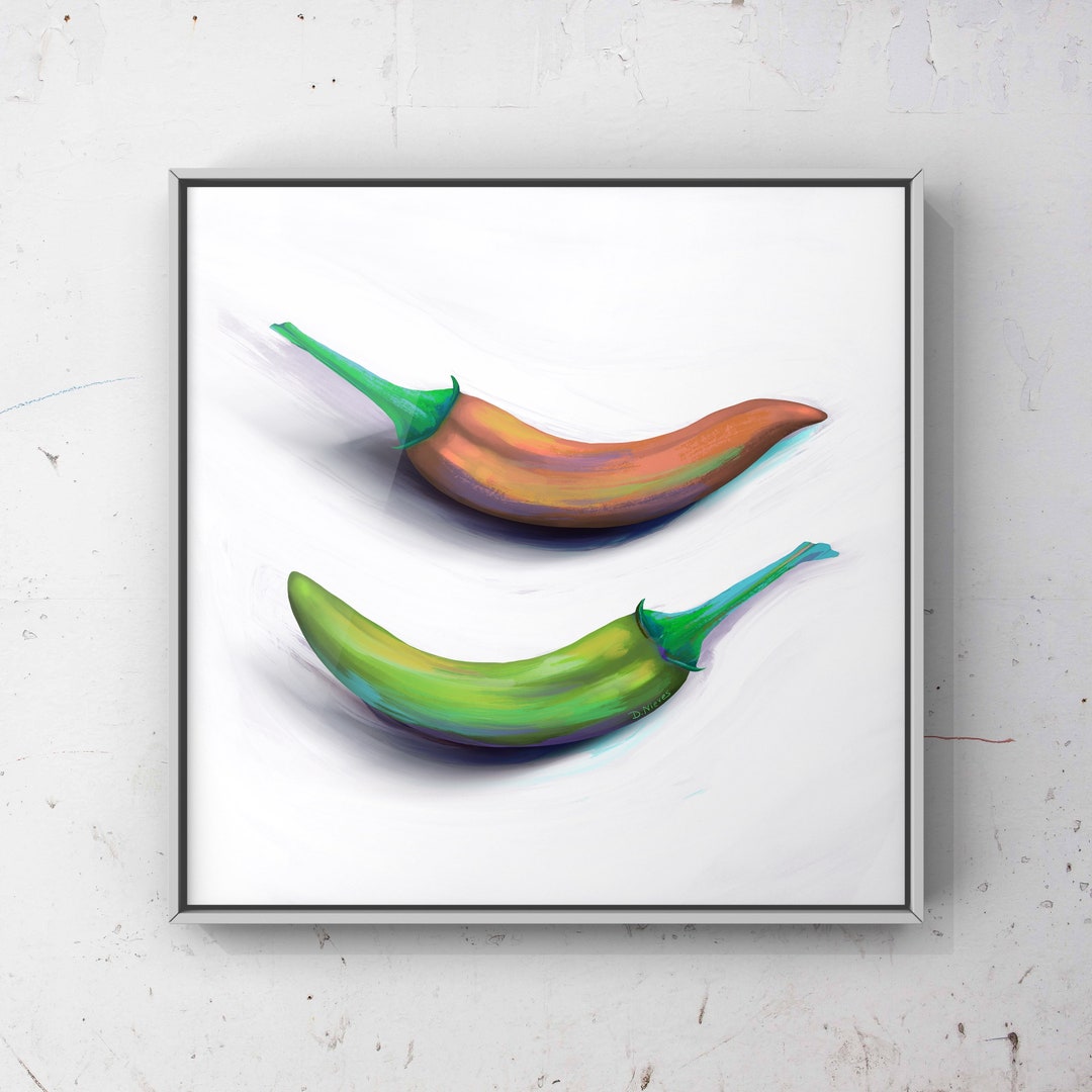 Chili Peppers Poster/chile Pepper /poster - Etsy