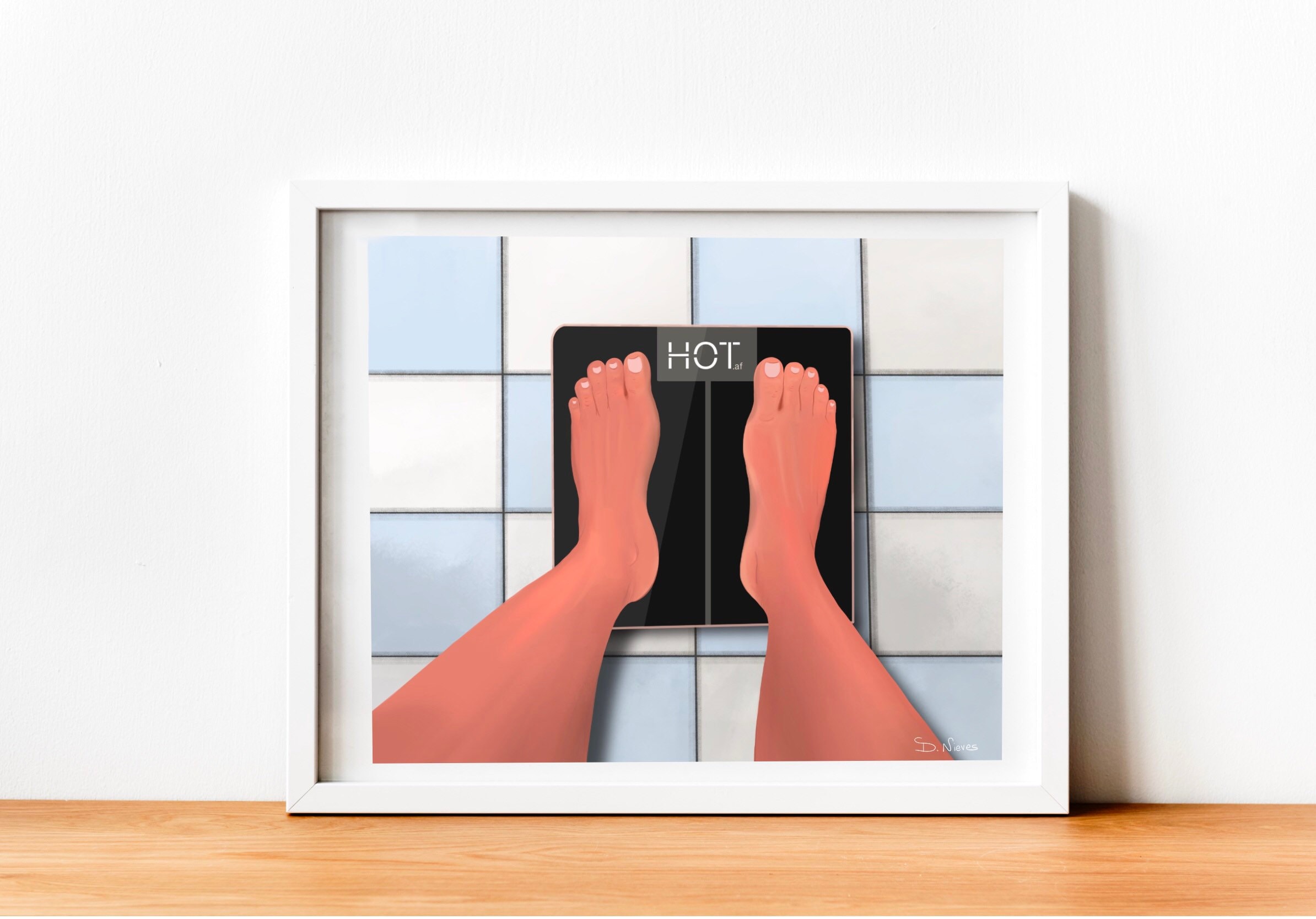 Positive Scale/ Body Image Poster/hot | Etsy