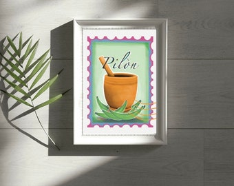 Puerto Rico Pilon Svg - Etsy