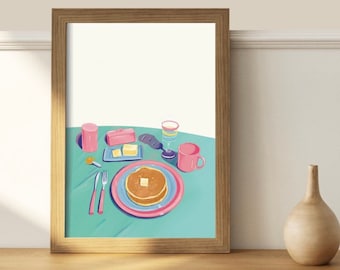 Brunch Drawing - Etsy