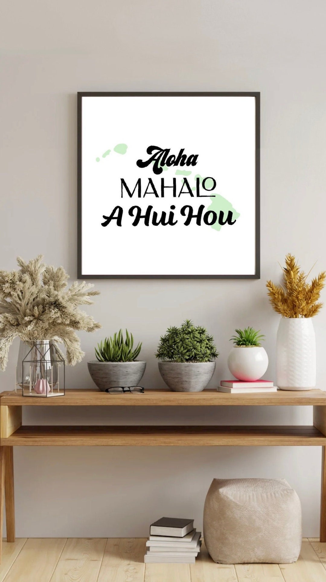 Aloha/mahalo/ A Hui Hou Poster - Etsy