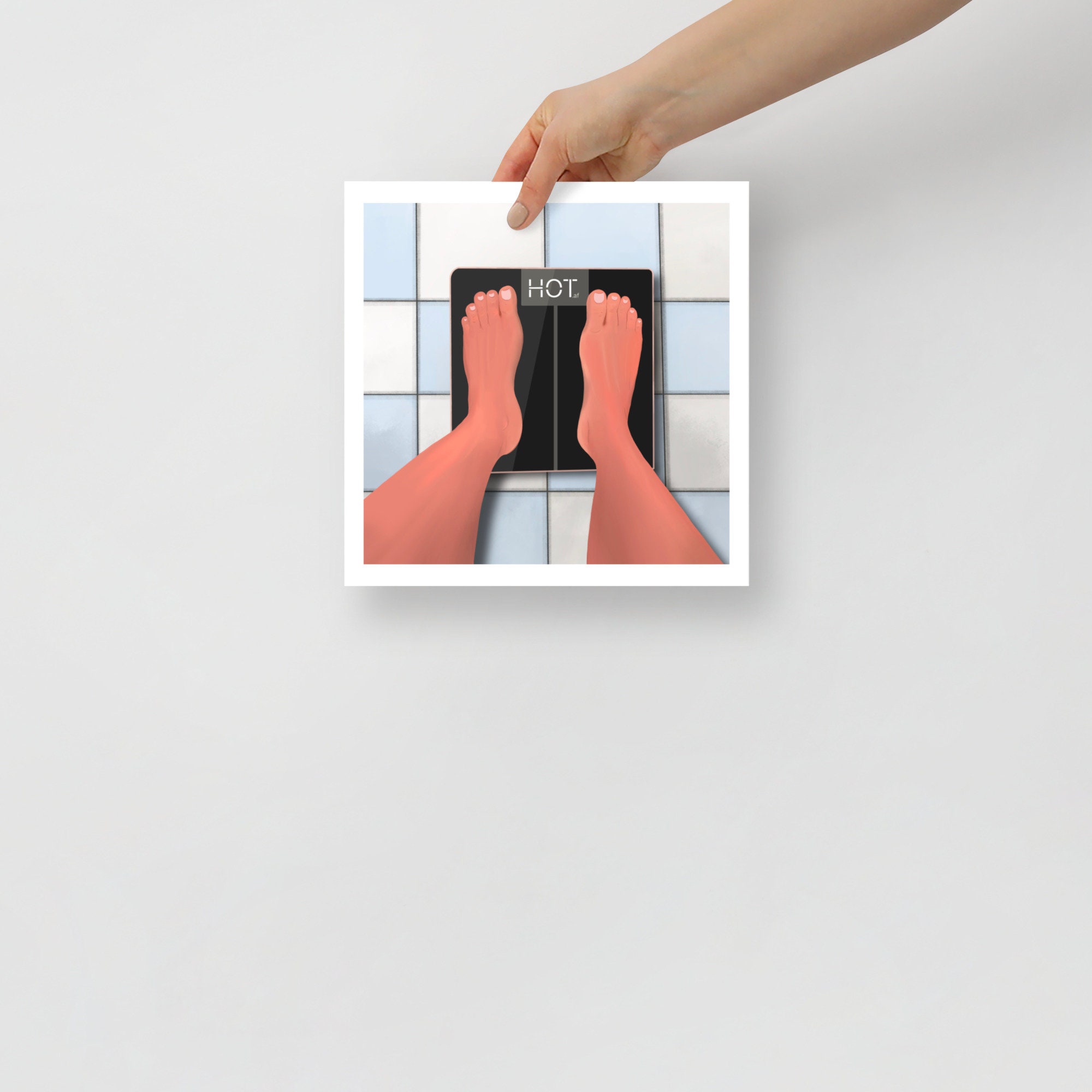 Positive Scale/ Body Image Poster/hot | Etsy