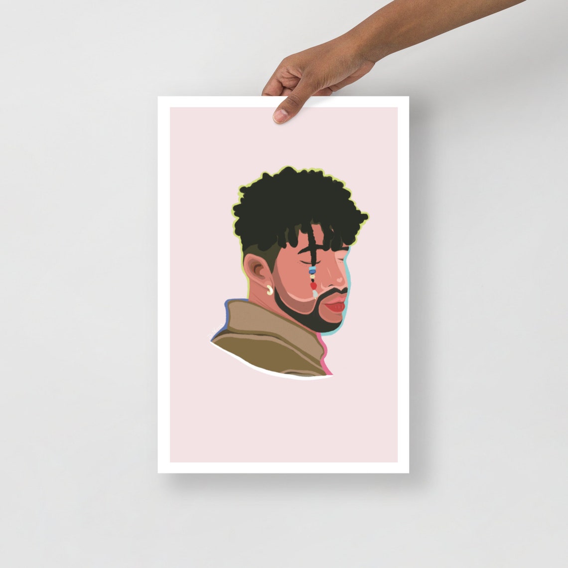 Bad Bunny Cartoon Poster/fan Art - Etsy