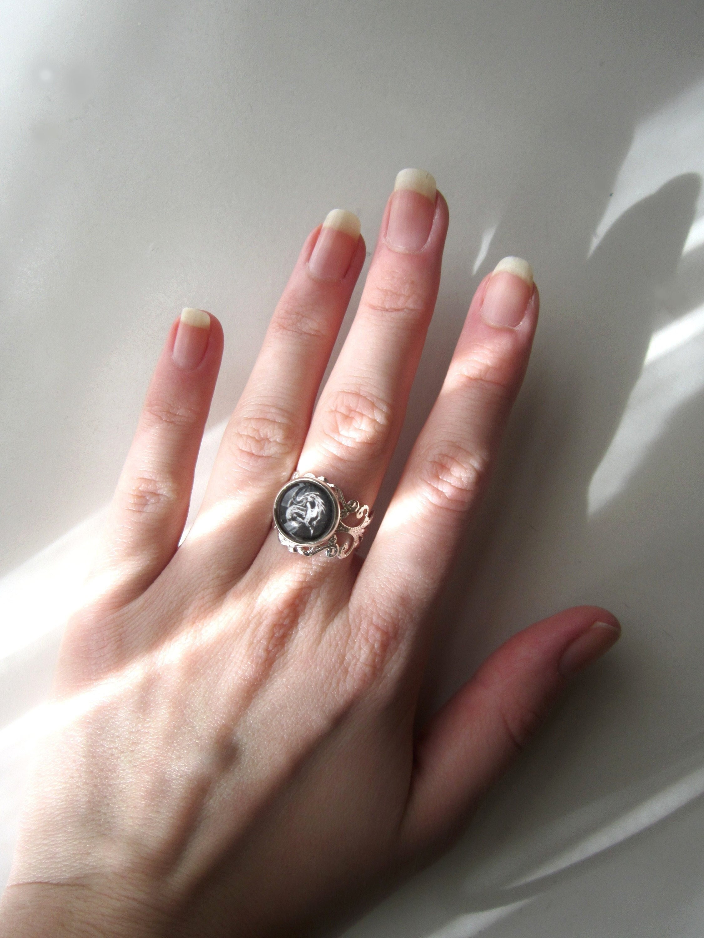 The Witcher Ring, Symbols and Signs, Geralt of Rivia, Fantasy - Etsy