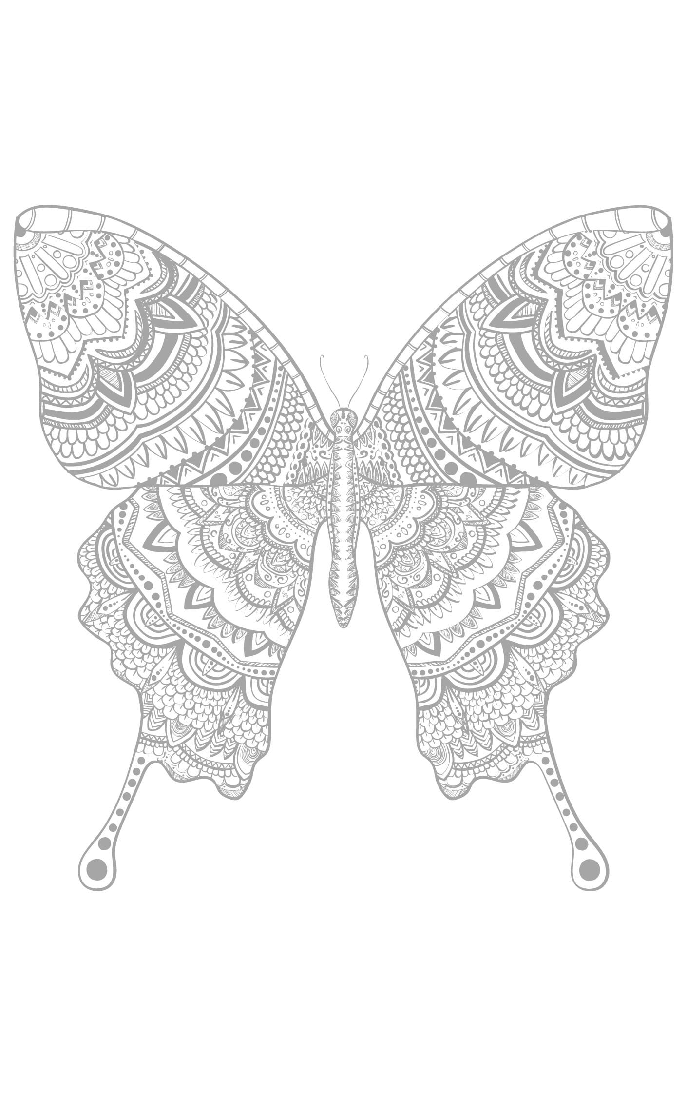 Mindful Colouring - BUTTERFLIES - a Series by Holly-mae (24 Pages) - Etsy