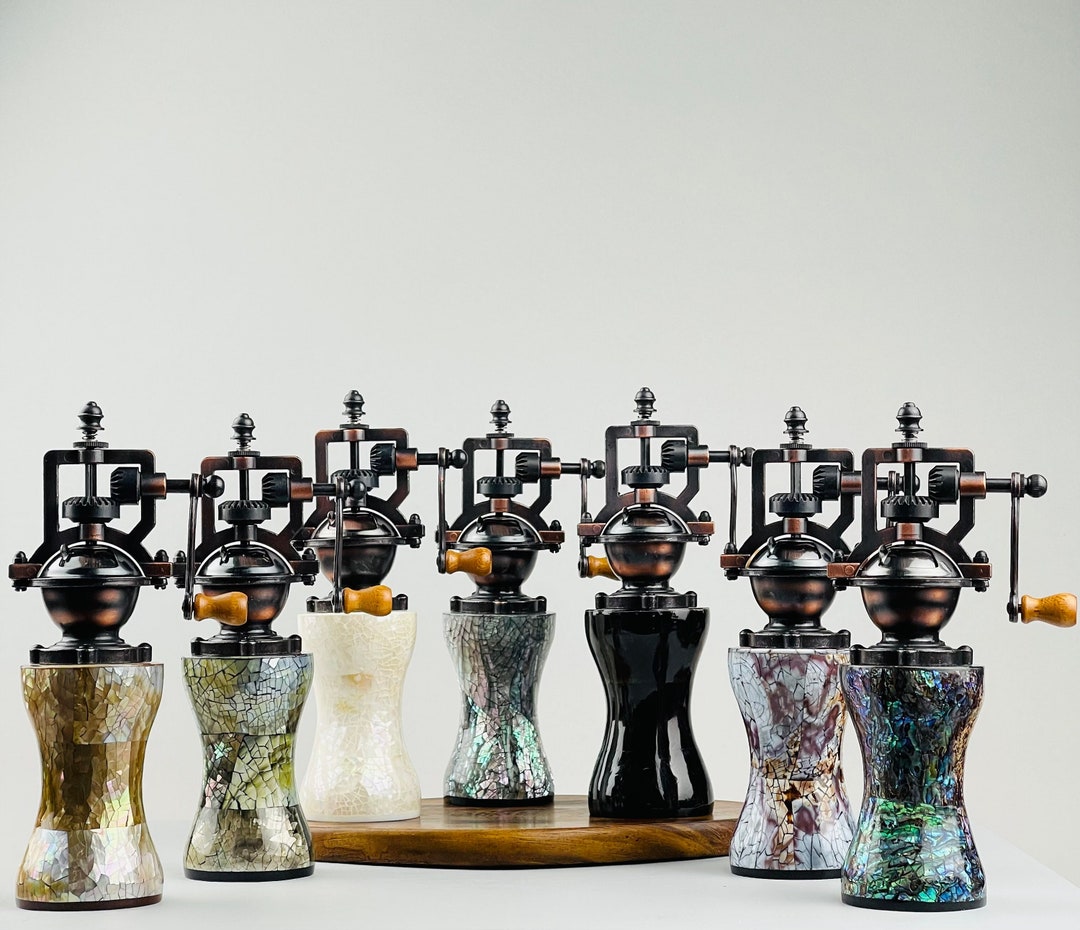 Baroy Pepper Mill Pepper Grinders Pepper Salt Shakers With Adjustable ...