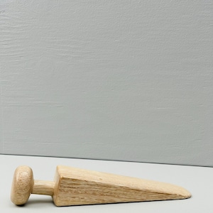 Wood Door Stopper Wooden Door Stopper 20cm X4.5cm/ Wood Door Stop ...