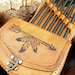 Real Leather Side Quiver With Phoenix Motif / Archer Equipment ...