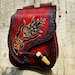 Real Leather Side Quiver With Phoenix Motif / Archer Equipment ...