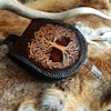 Real Leather Side Quiver With Phoenix Motif / Archer Equipment ...