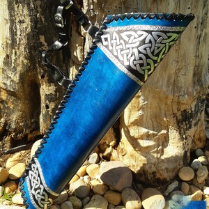 Side Leather Viking Quiver / Archer Equipment, Traditional Hip Quiver ...