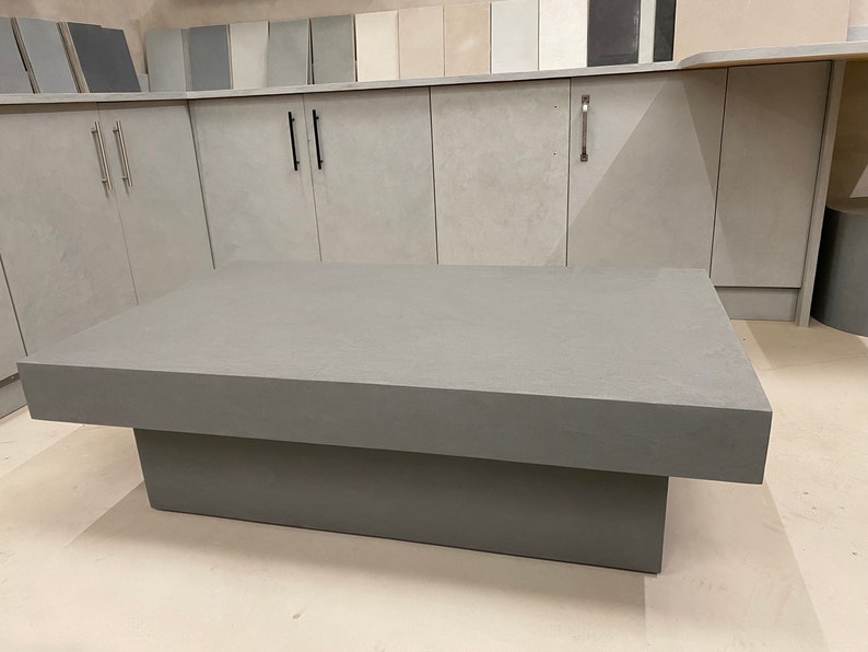 Microcement Coffee Table Concrete Stone Table Ideal for - Etsy UK