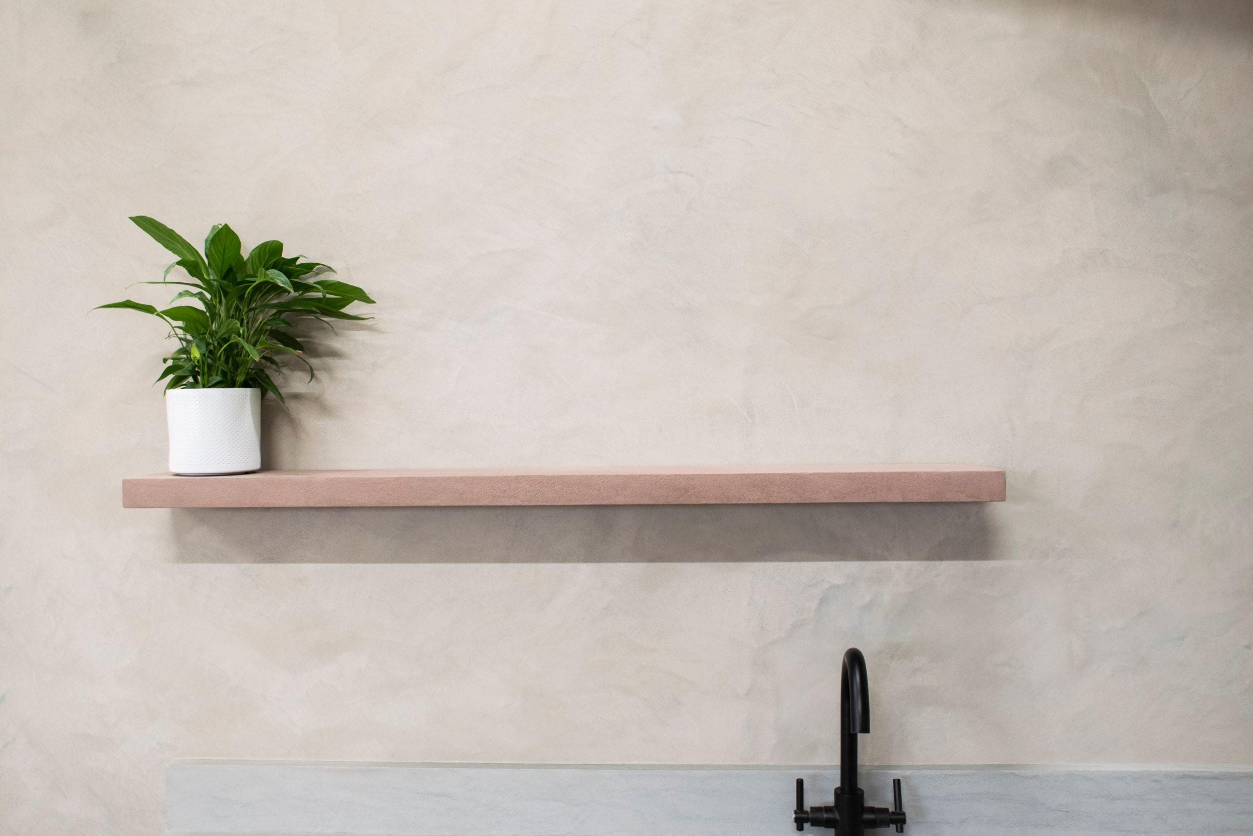 Microcement, Concrete Floating Shelf, Chunky Handmade Shelves From 1M ...