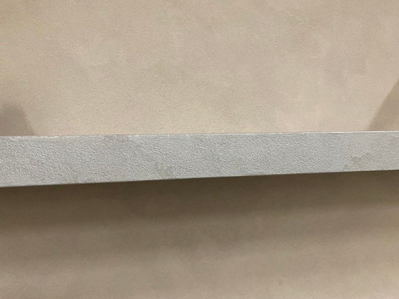 Microcement, Concrete Floating Shelf, 1m, 1000mm - Grey Colour, Chunky ...