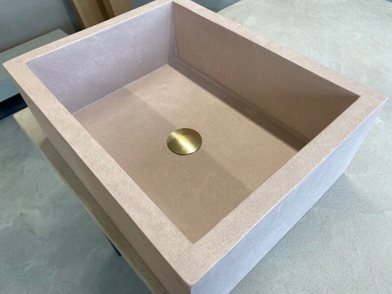 Microcement, Concrete Sink, Bespoke Basin, Any Sizes Made, Minimalist ...