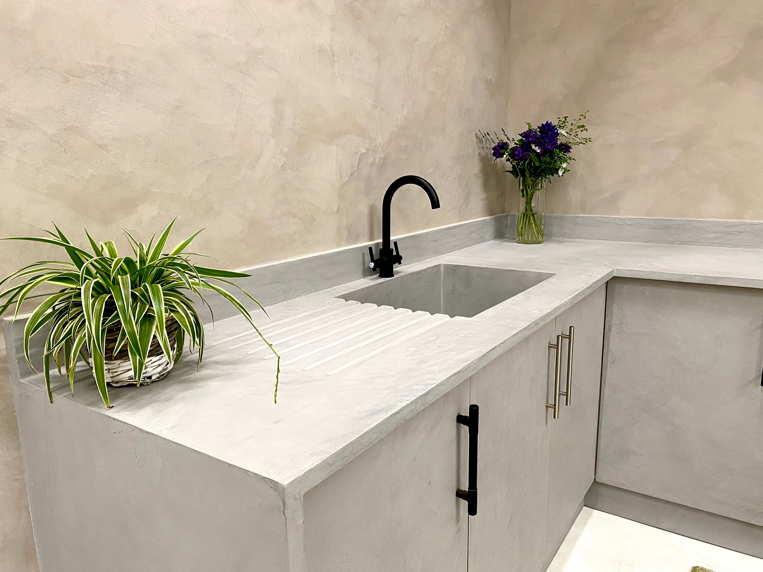 Microcement, Concrete, Kitchen Worktop, Countertop, 38 - 40 Mm Thick ...