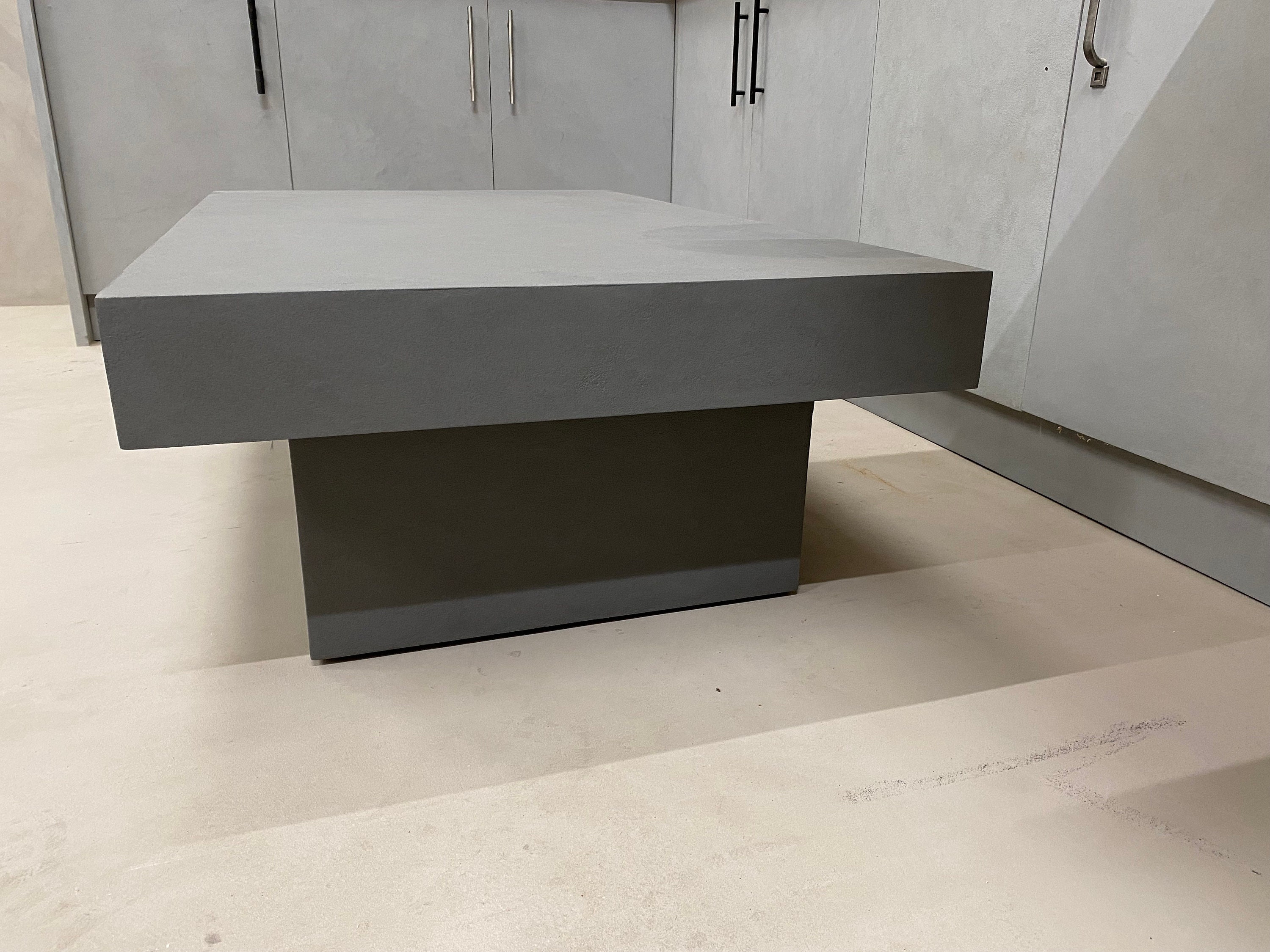 Microcement Coffee Table, Concrete, Stone Table Ideal for Inside or ...