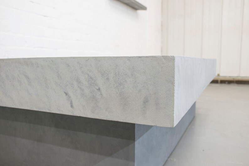 Microcement Coffee Table Concrete Stone Table Ideal for | Etsy