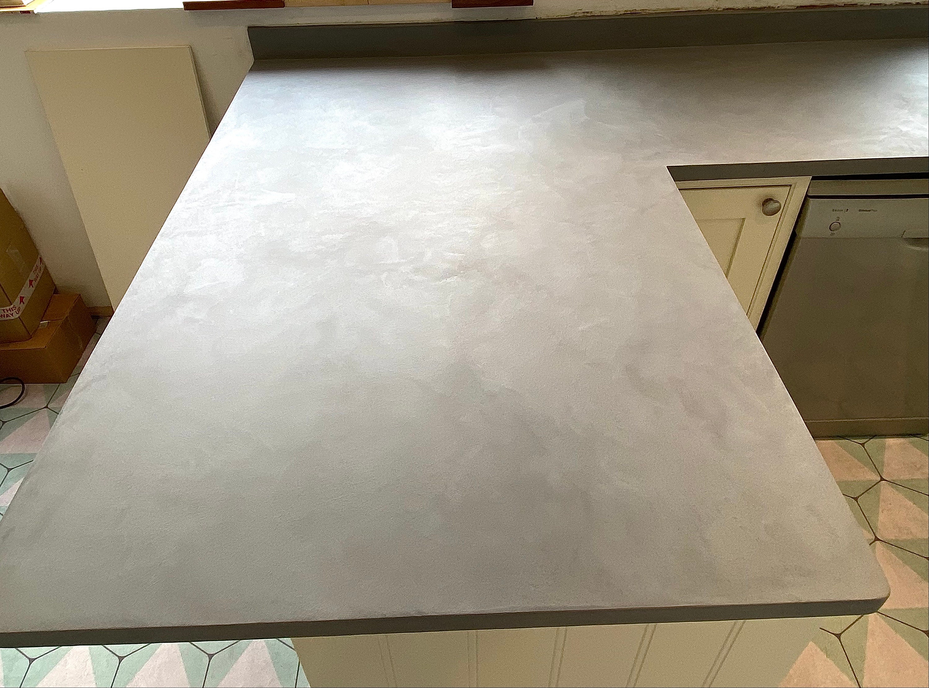 Microcement Kitchen Worktop Concrete Countertop 27mm Thick - Etsy