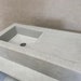 Microcement, Concrete Butler Sink, Bespoke Bathroom Basin With Drainage ...